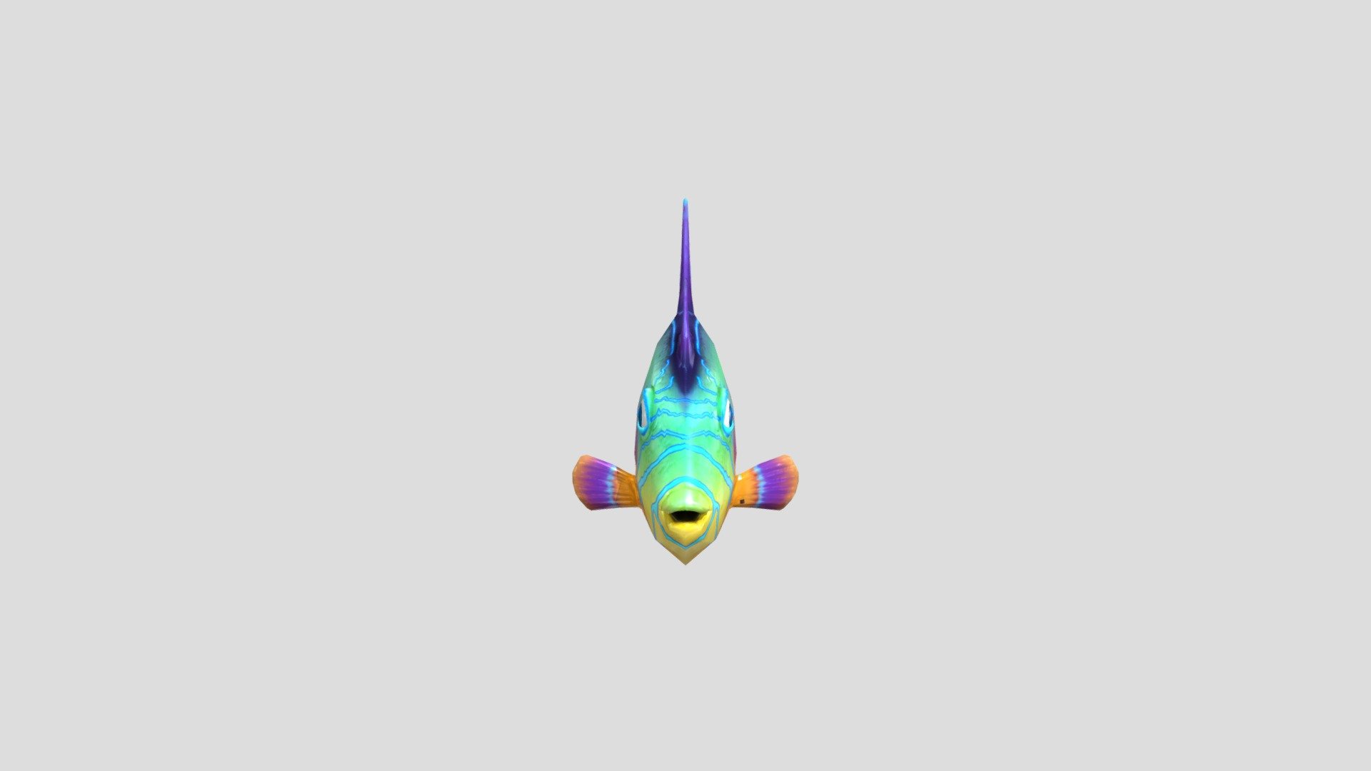 Queen Trigger Fish - Download Free 3D model by stargiraffeYT [32ea639 ...