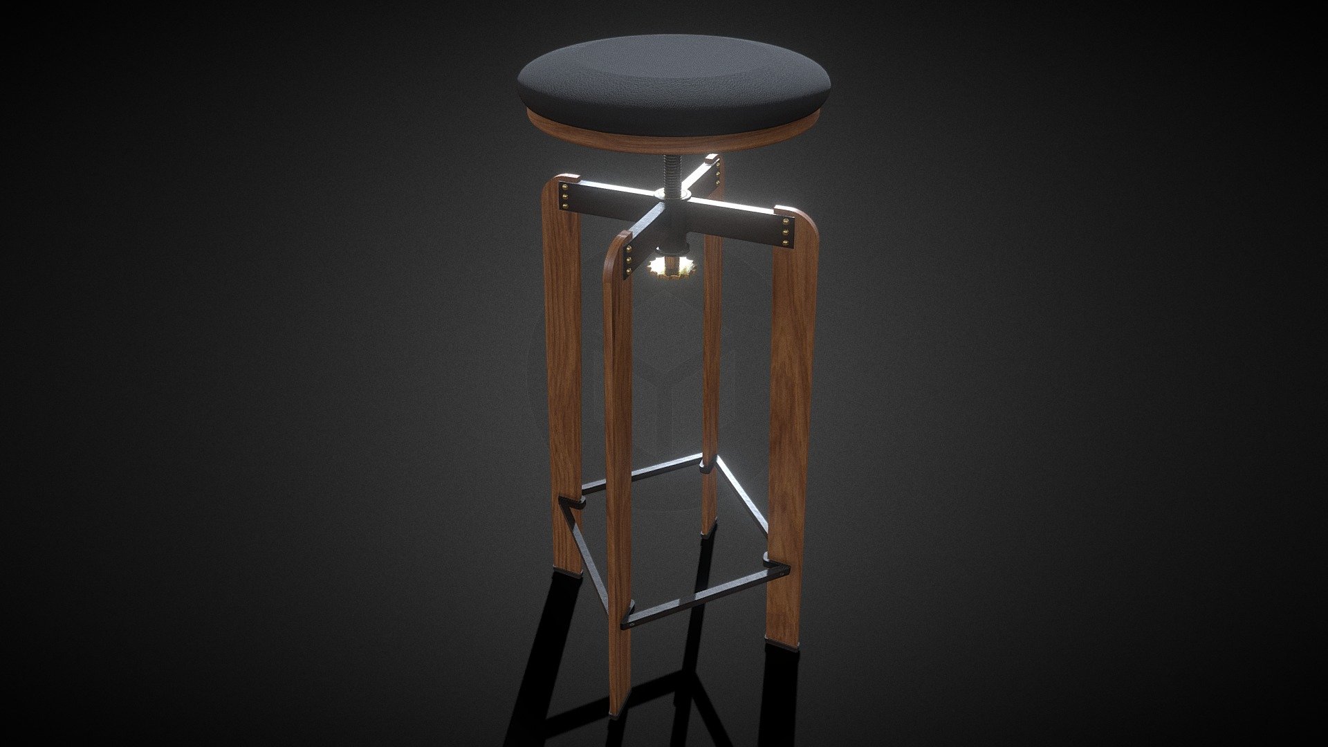 STOOL FOR STUDIO - Buy Royalty Free 3D model by ECHO (@Echo.3D ...