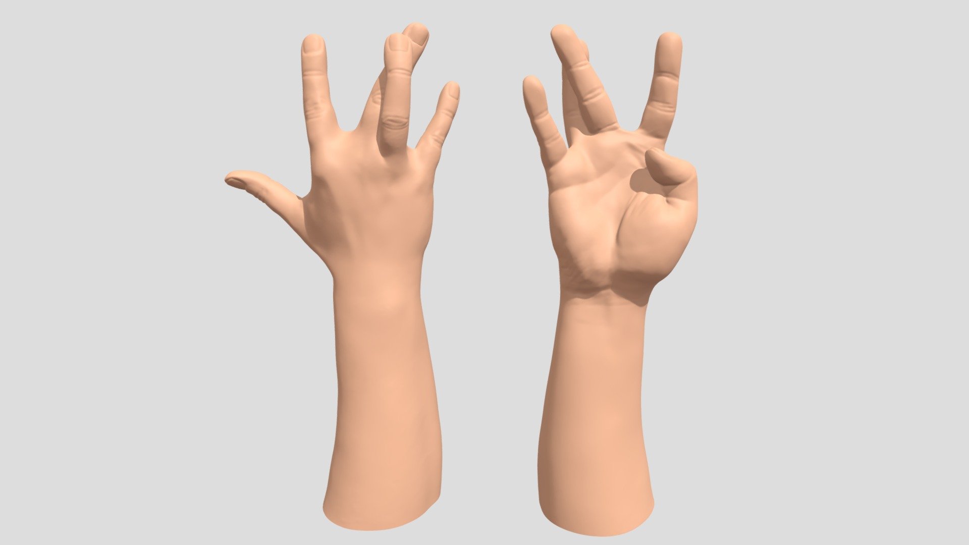 Westside sign hand - Buy Royalty Free 3D model by Sigi_2_0 (@sigi ...