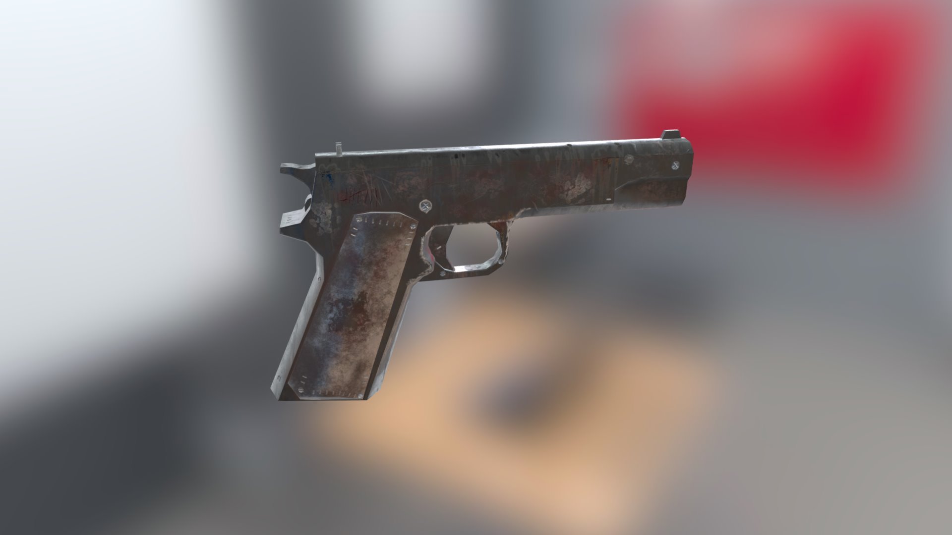 hand_pistol - 3D model by stevennvh [32ec237] - Sketchfab