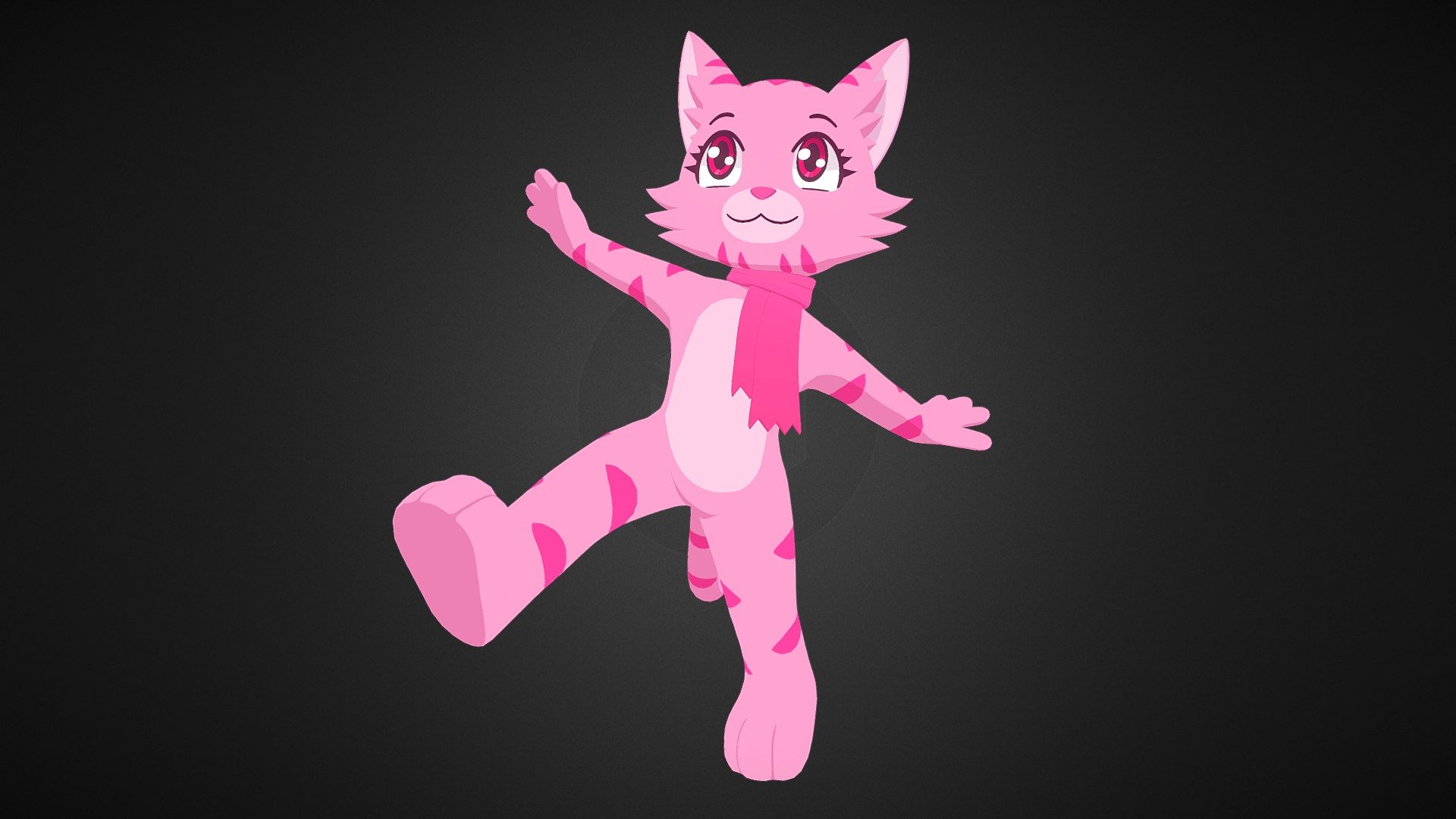 Vrchat Avatar Commission Made For Himiione 3d Model By Kioku Furryuslugi Furryuslugi
