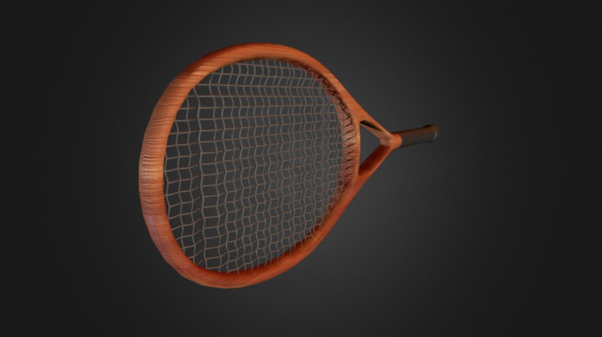 Tennis Racket - 3D model by Shubham Bairagi (@Shubham1741) [32ed724 ...