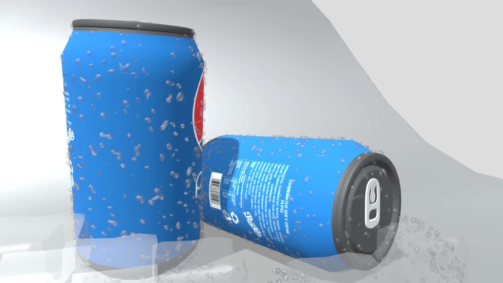 Pepsi can with ice - 3D model by kiranjangra [32edafb] - Sketchfab