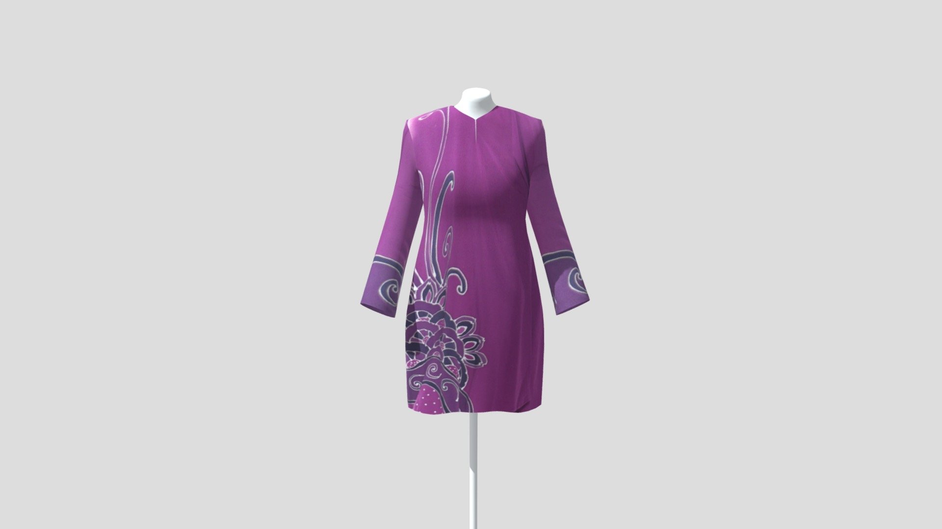 FAUZIAHBATIK-02 Blouse Batik Canting - Download Free 3D model by ...