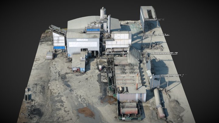 Factory-building 3D models - Sketchfab