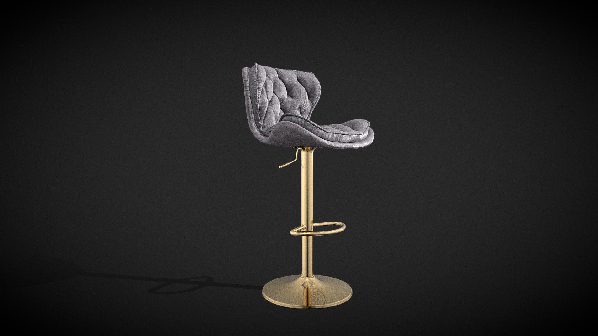 Bar stool - 3D model by Crazy (@anishjangir0016) [32f80ed] - Sketchfab