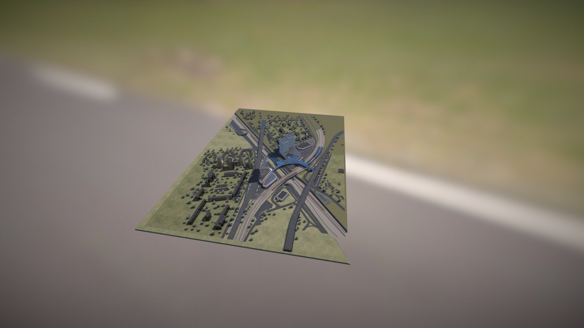 City Transport Infrastructure v2 - 3D model by marksgroup [32f9736 ...