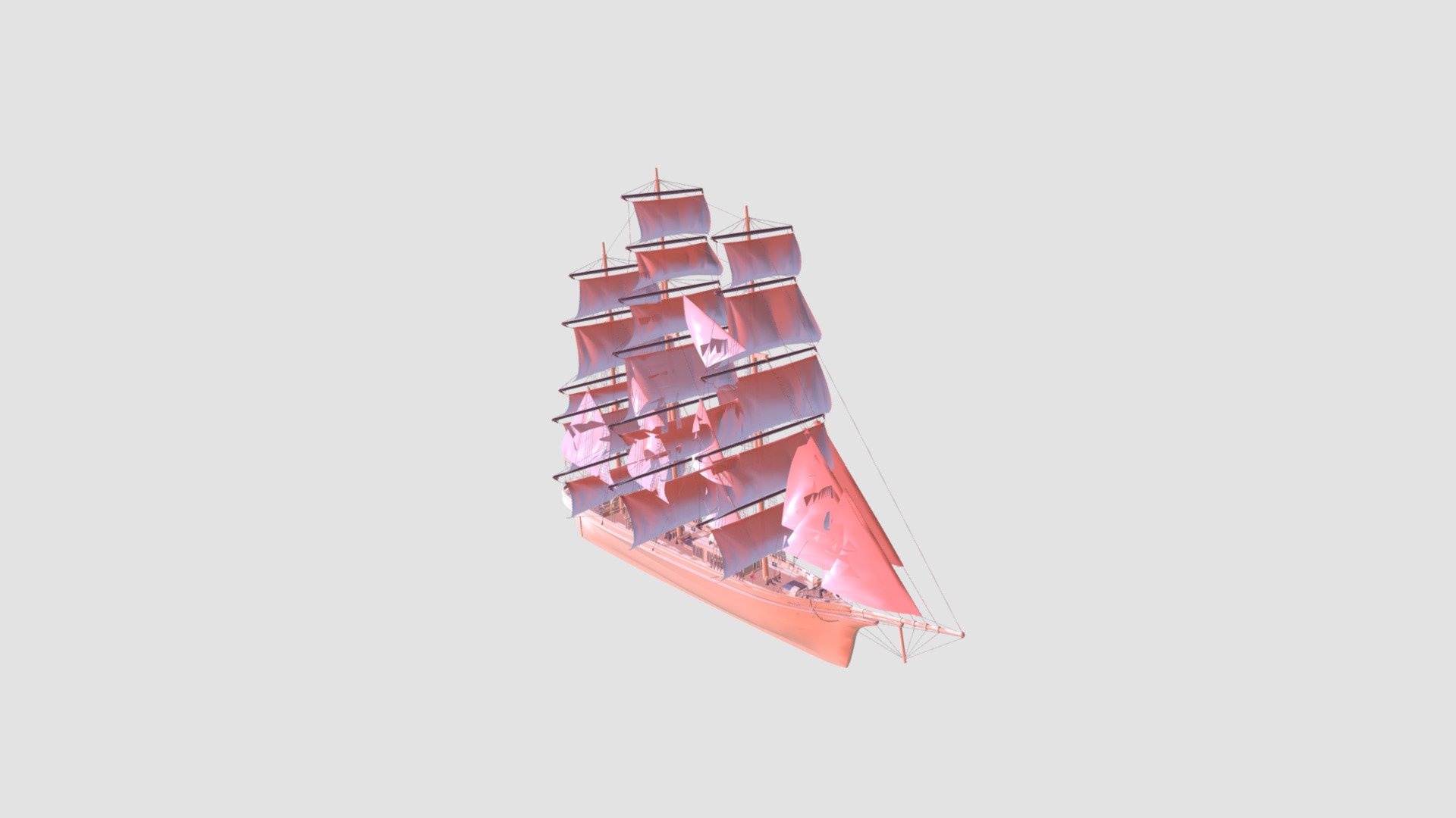 sailing ship - Buy Royalty Free 3D model by Evermotion [32f9f96 ...