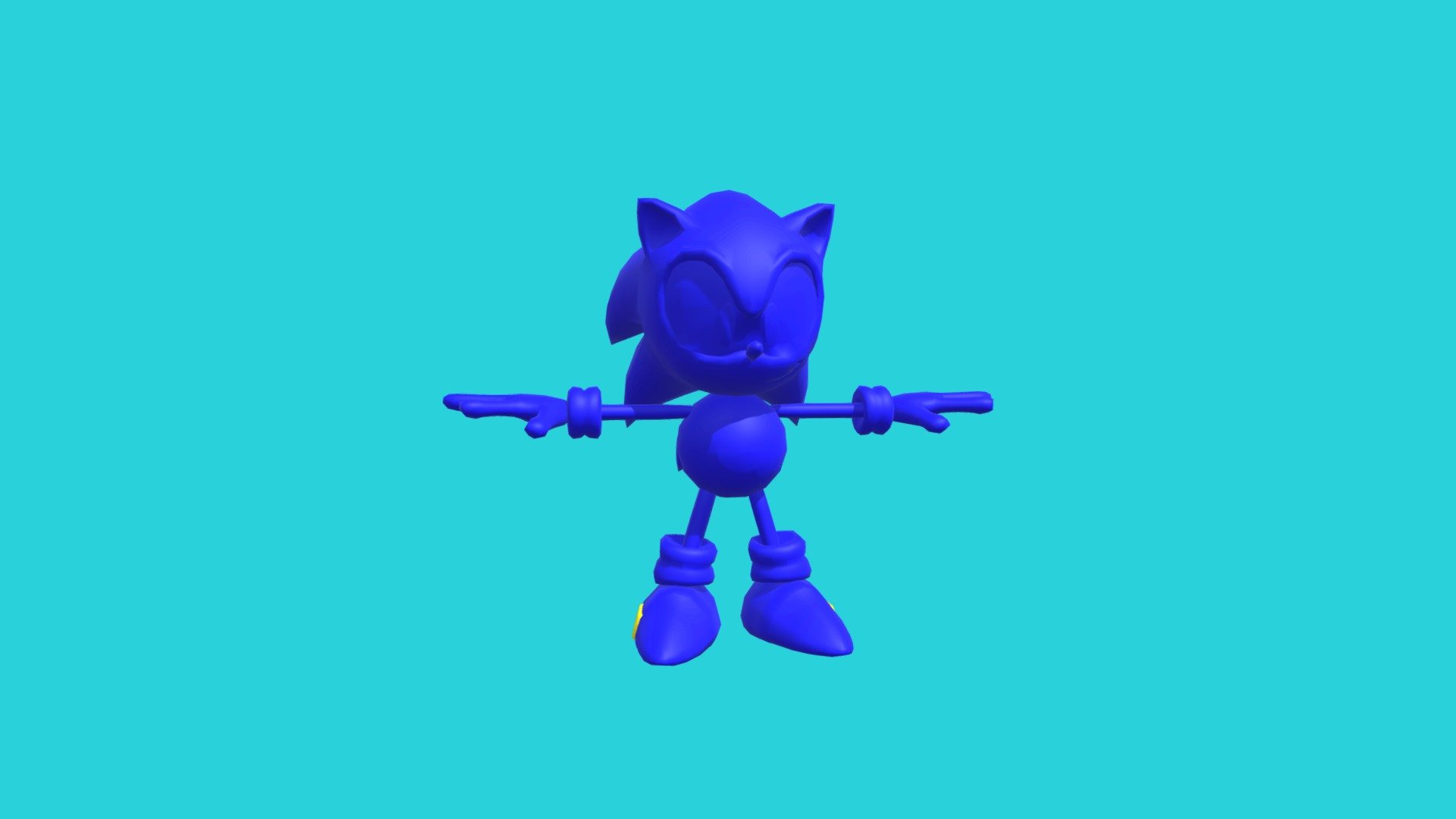 Classic_Sonic - 3D model by TheSunLord [32fa384] - Sketchfab