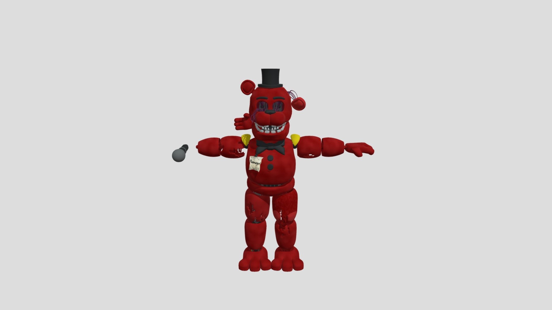 Damaged Golden Freddy Itzbunny - Download Free 3D model by Bunks Stark ...