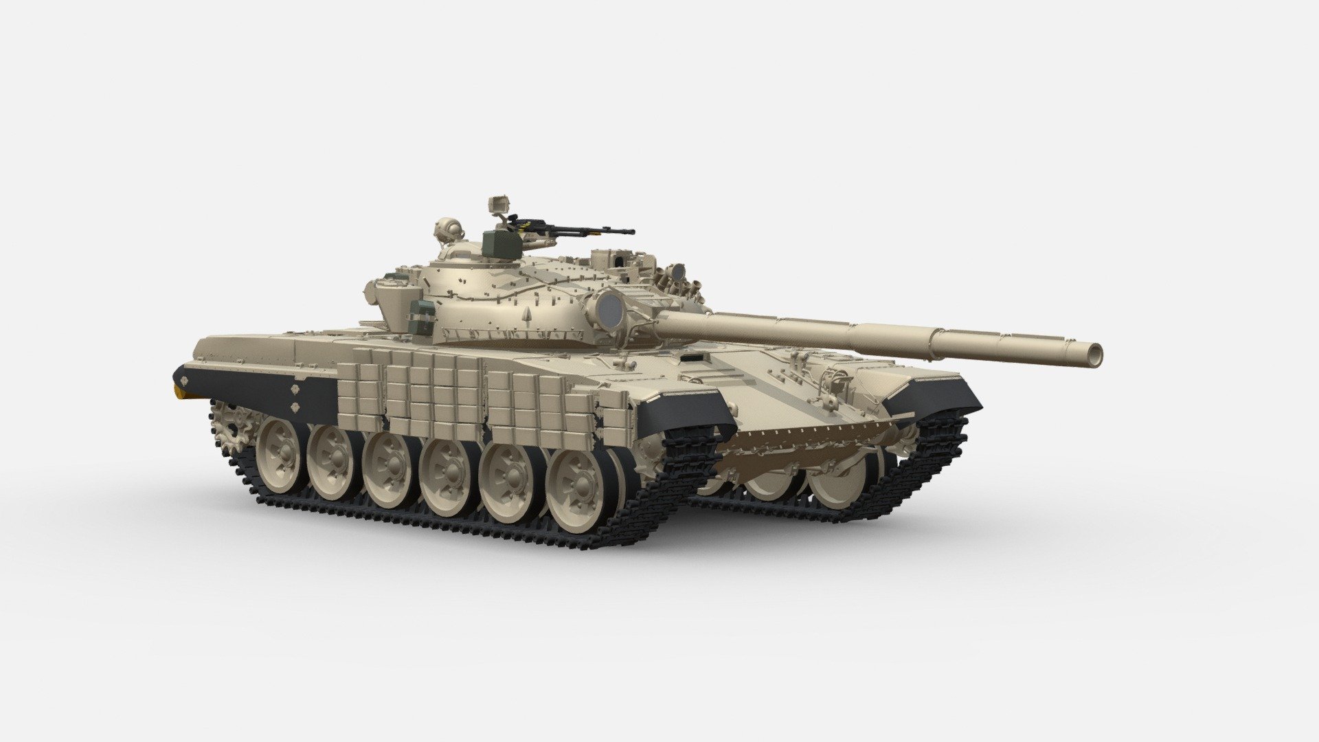 3d model tank T-72B - Buy Royalty Free 3D model by zizian [32fe620] - Sketchfab Store