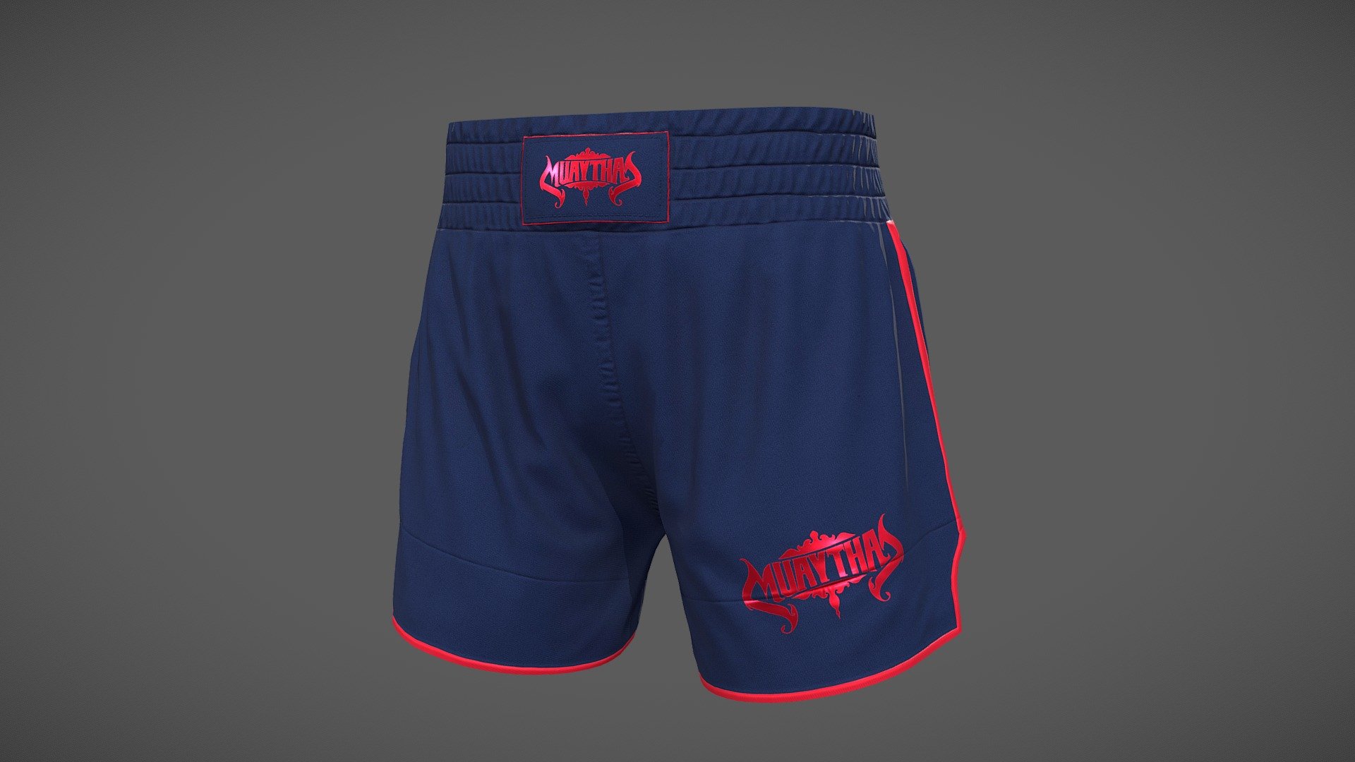 MMA Shorts - Buy Royalty Free 3D model by polyfarm [32fed96 ...