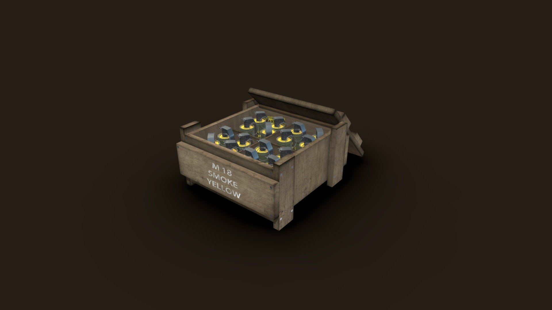 GrenadeBox - 3D model by Roman Berezyak (@yamagsummi) [330229d] - Sketchfab