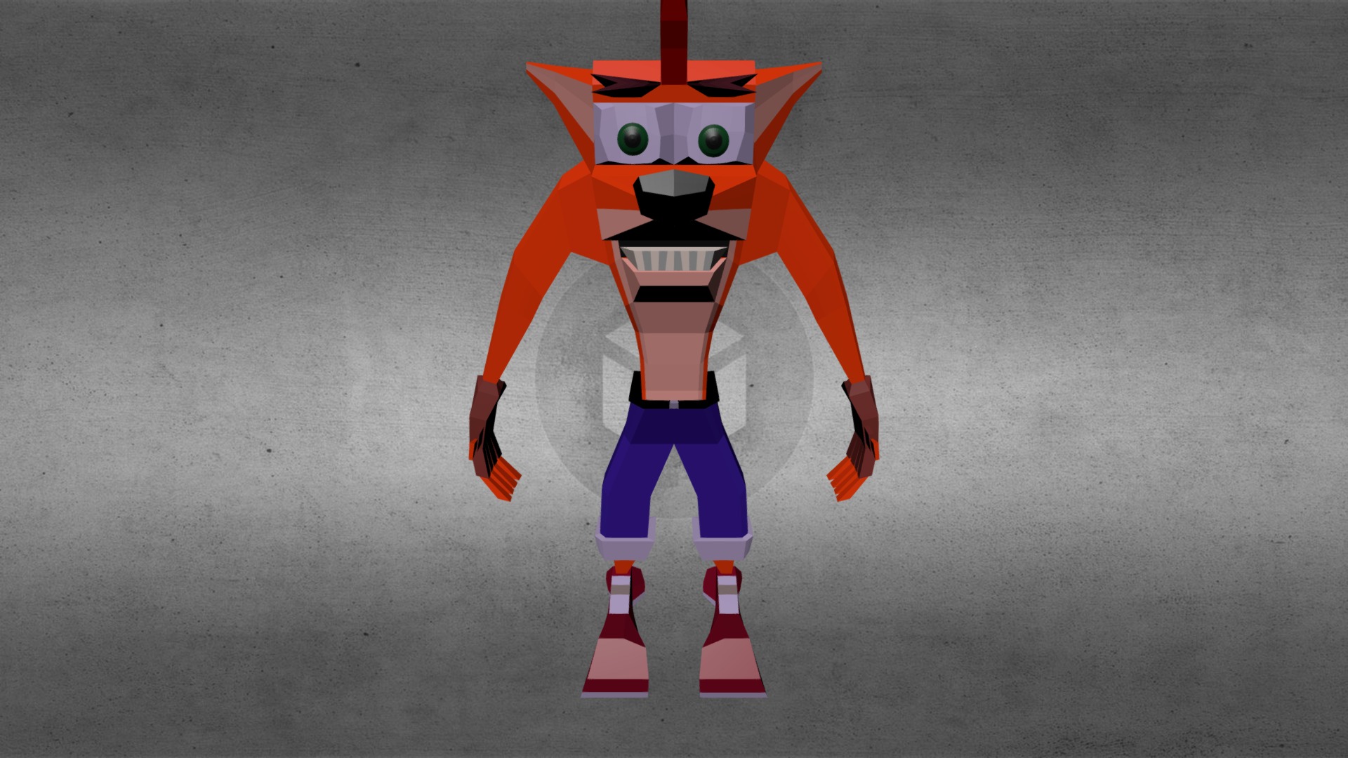 Crash Bandicoot Poly Blend #3 Finished - 3D model by thepixldude ...