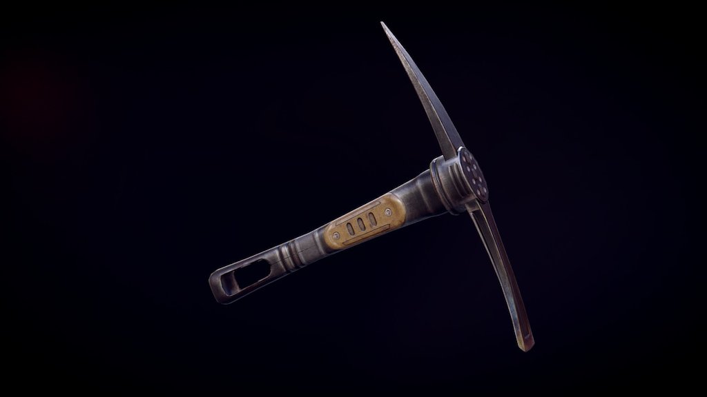 Military Pick Axe - 3D model by nevil112 [33055cb] - Sketchfab
