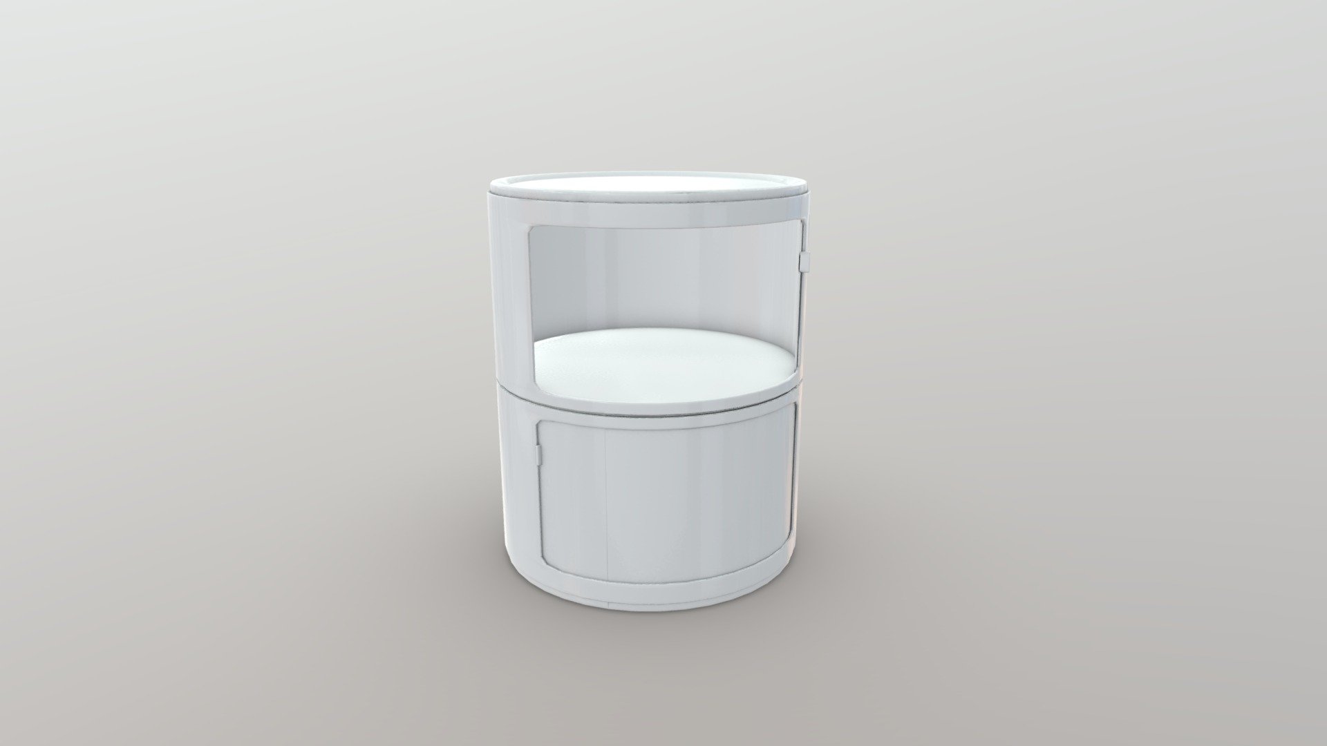 Genie Circular Storage Cabinet - Buy Royalty Free 3D model by interior ...