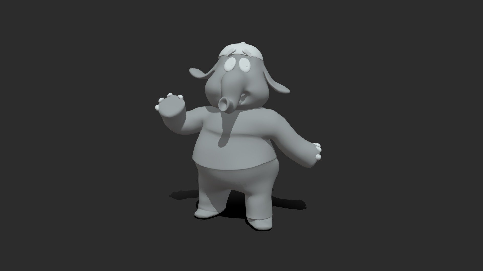 mascot_Pose - 3D model by minipoint [3309969] - Sketchfab
