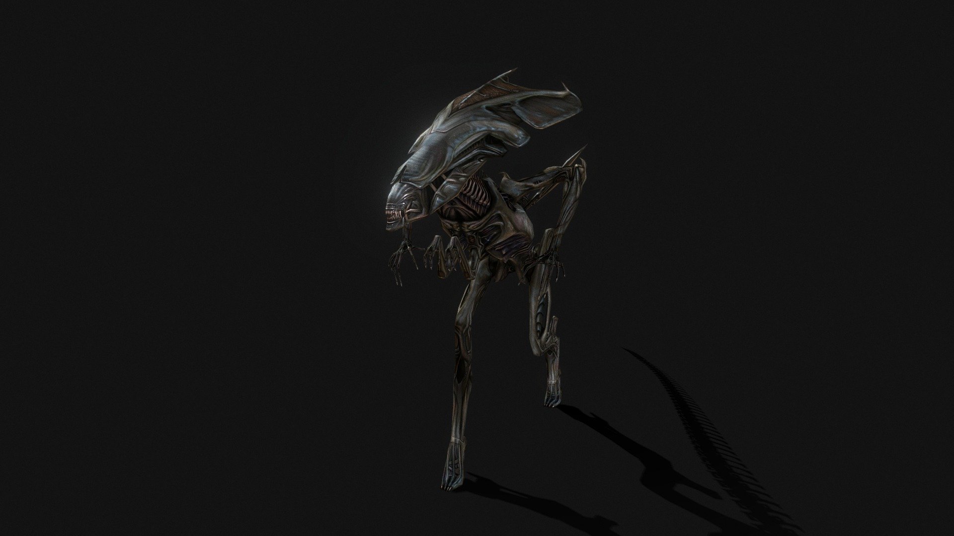 alien_queen_walk - 3D model by Quasar3000 [3309a47] - Sketchfab