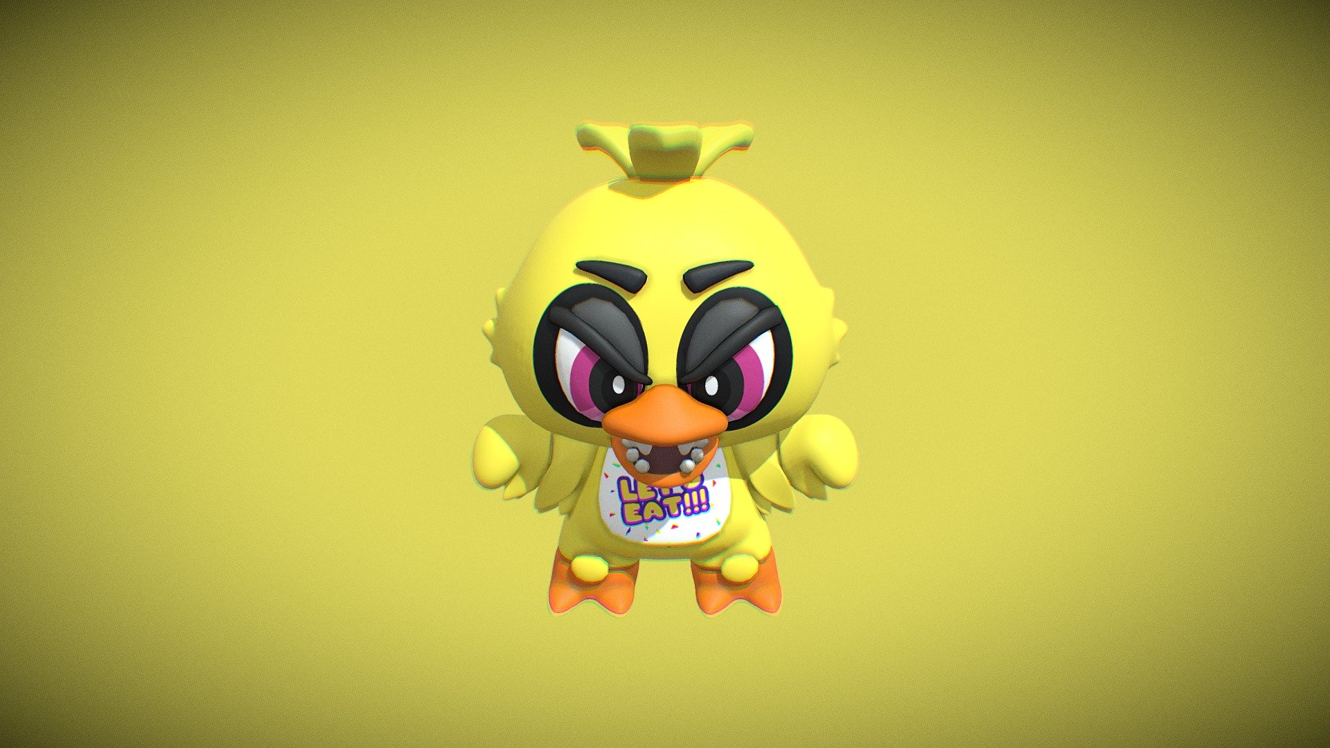 Chica - Download Free 3D model by royalroyaltymodel112 [330b4a6 ...