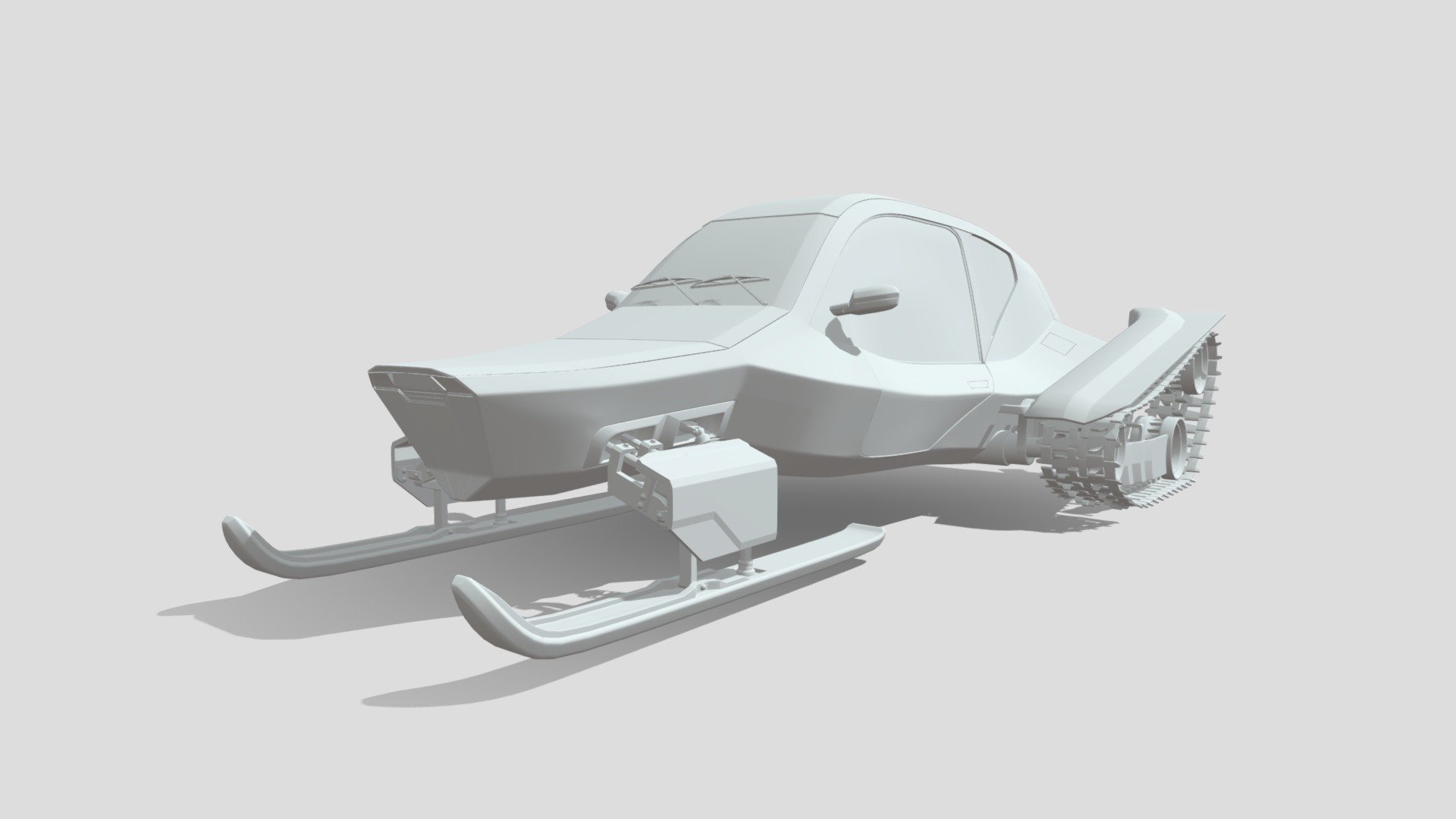 High Poly Snowmobile - 3D model by DumitriyL [330ed8e] - Sketchfab