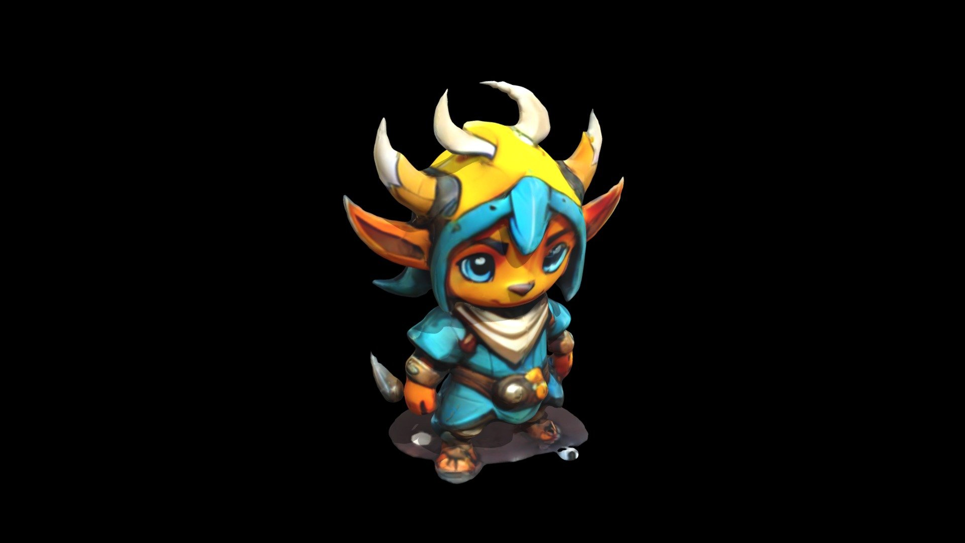 An Angry Sprite stands assertively in full armor - Download Free 3D ...