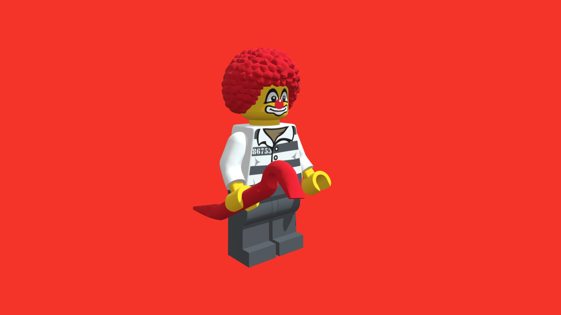 Lego City Clown Robber