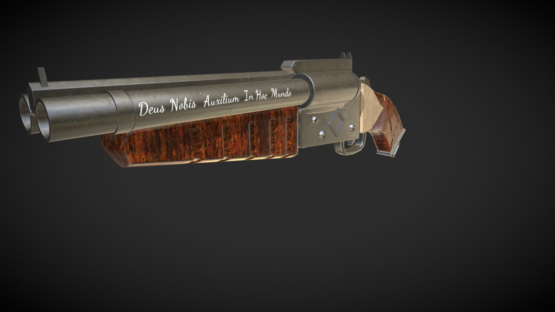 Double Barrel Shotgun - 3D model by JesusFong-kee [3311b4c] - Sketchfab