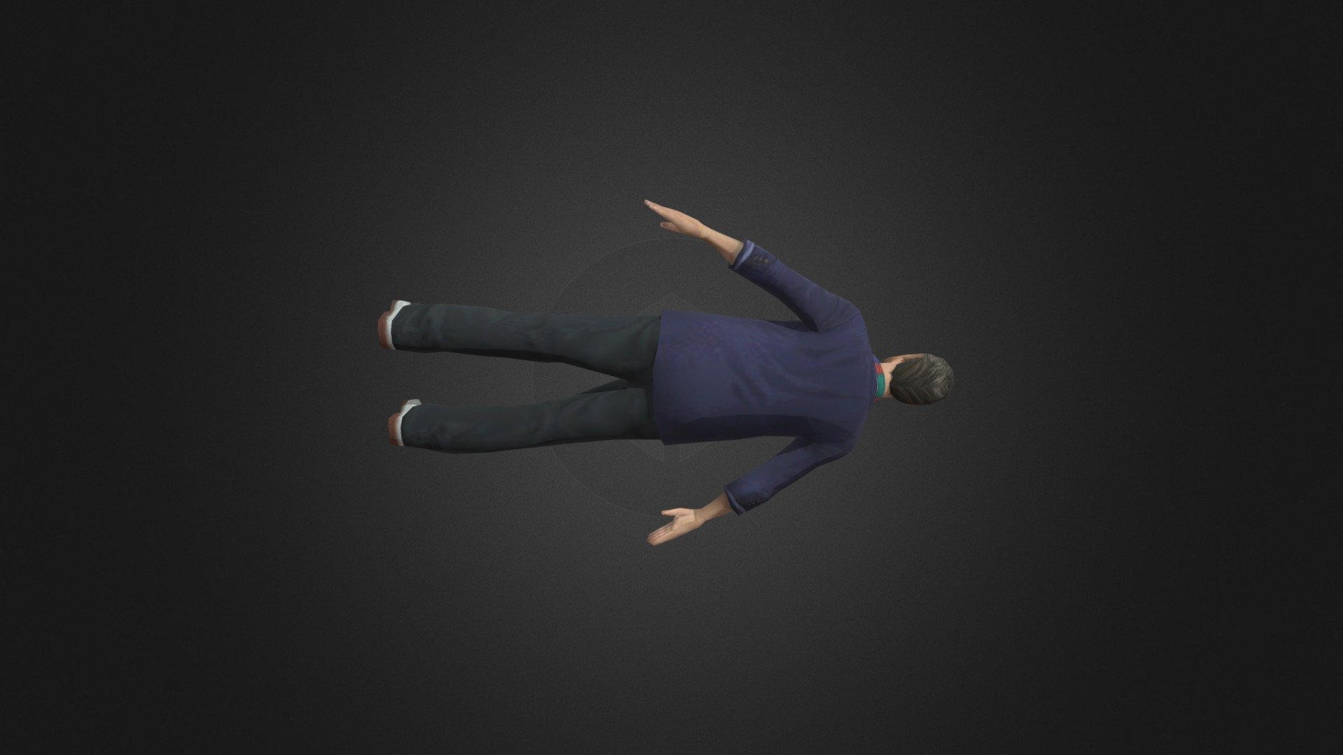 Andre GTA Sa Character With Rigged - Download Free 3D model by GTA ...