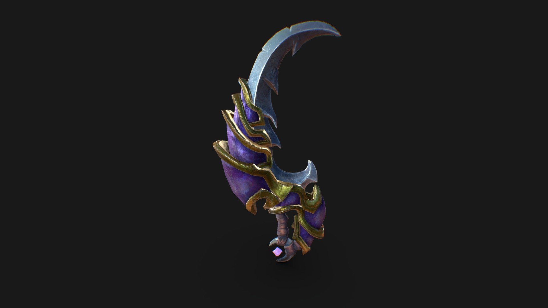 Semester 6 - Battle Dagger - 3D model by NAHalim [3312bdf] - Sketchfab