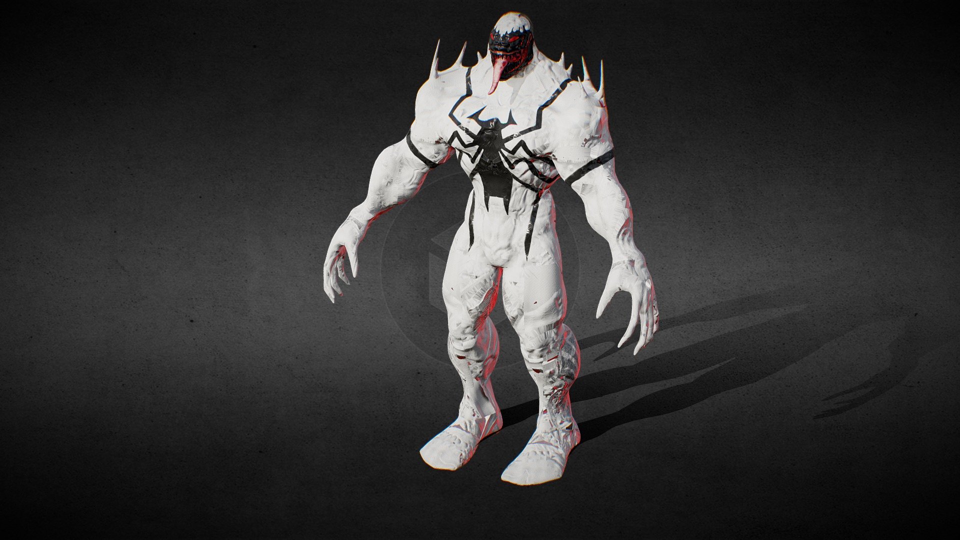 White Venom animated - Buy Royalty Free 3D model by Kasit Studio ...