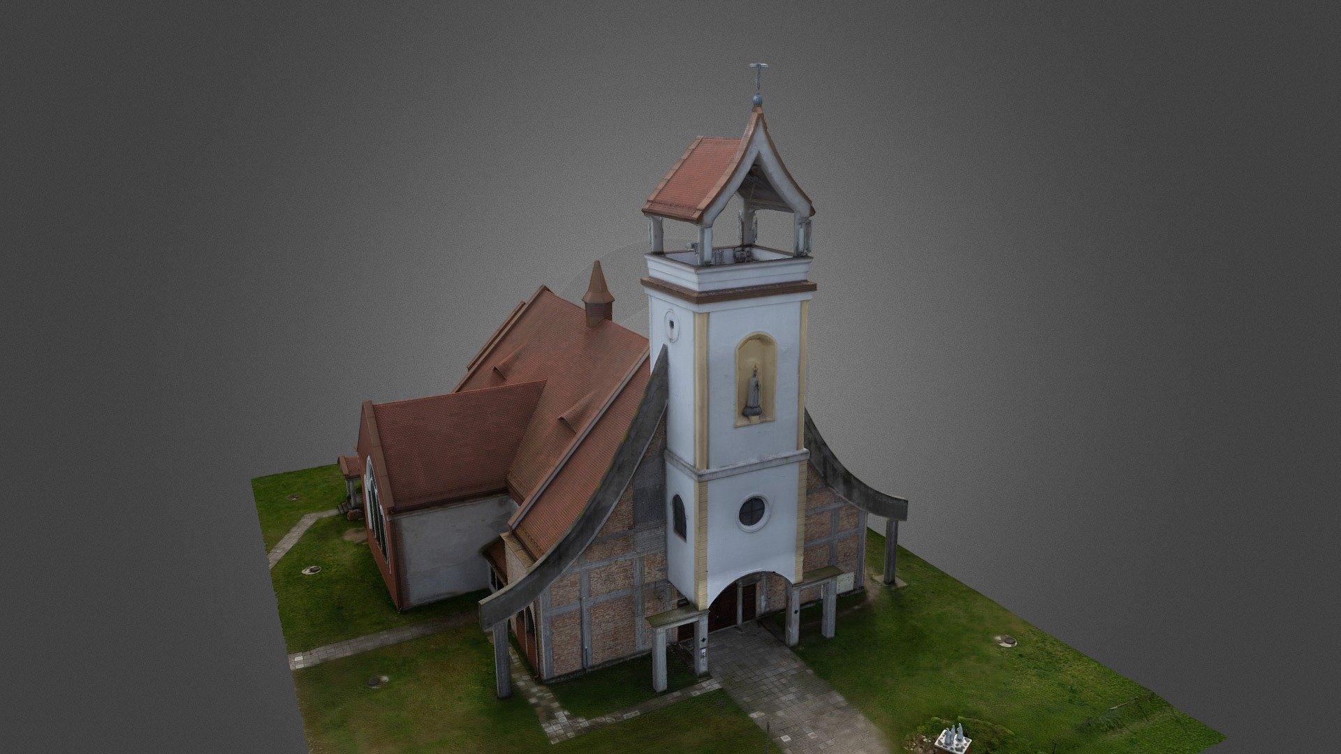 Kościół Matki Bożej Fatimskiej w Płocku | Church - 3D model by hello ...