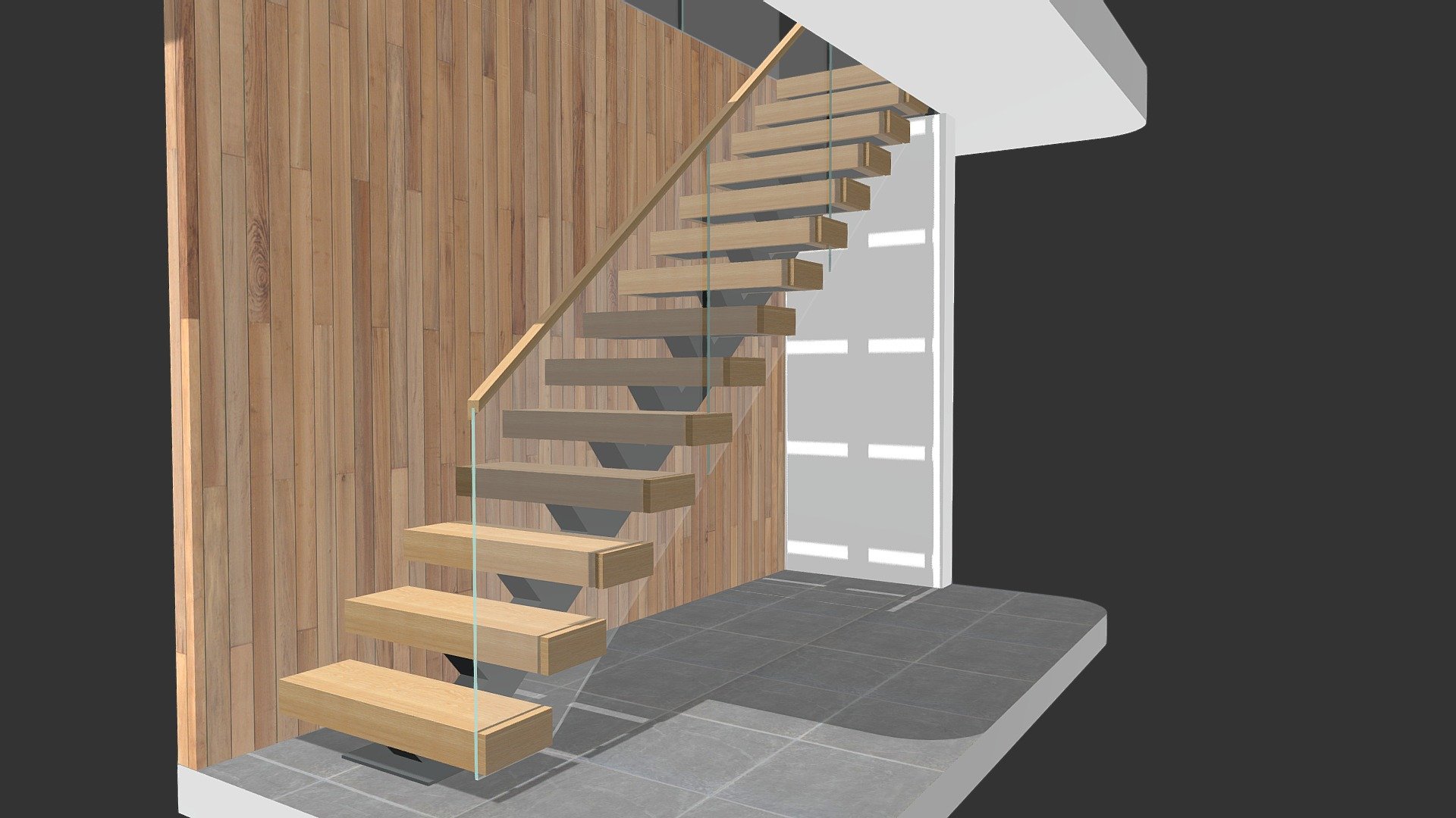 Kinsman - Updated Design - 3D model by The Metal Staircase Company ...