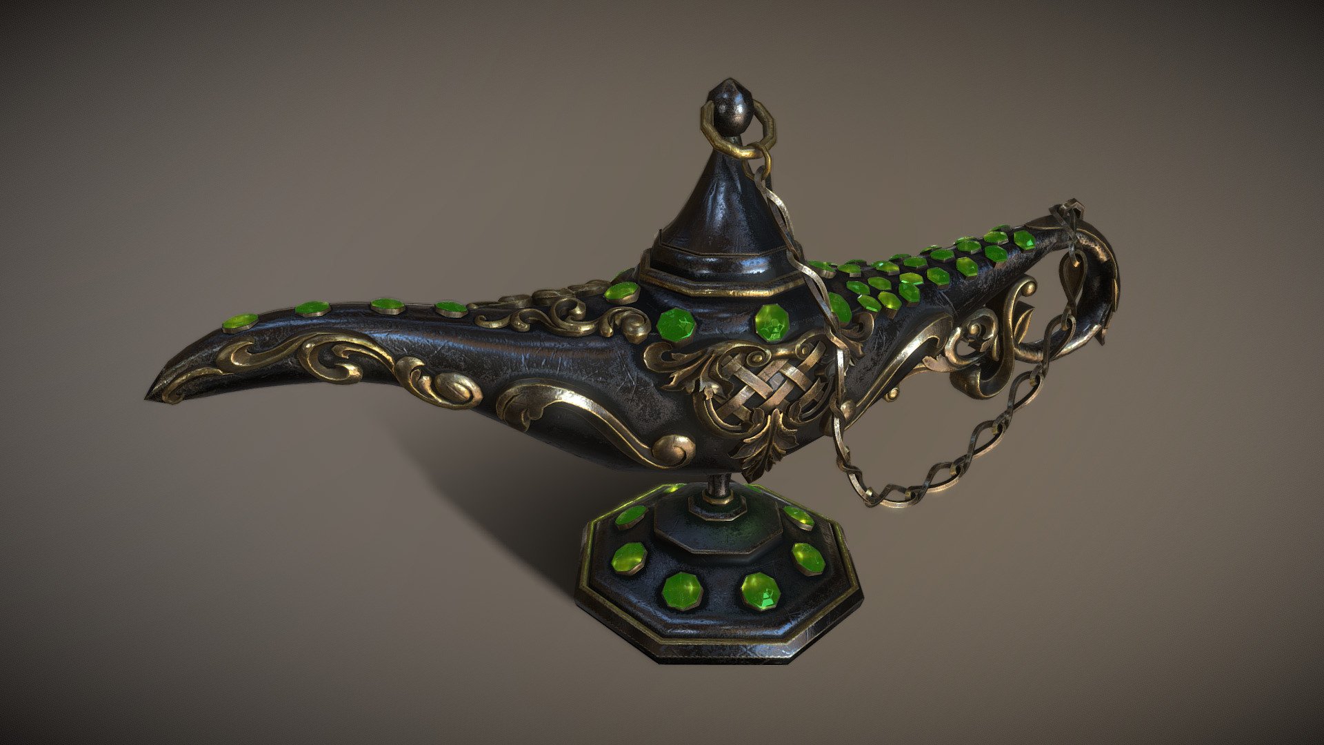 Djinn Lamp - Buy Royalty Free 3D model by Scott Thompson (@SelflessWon ...