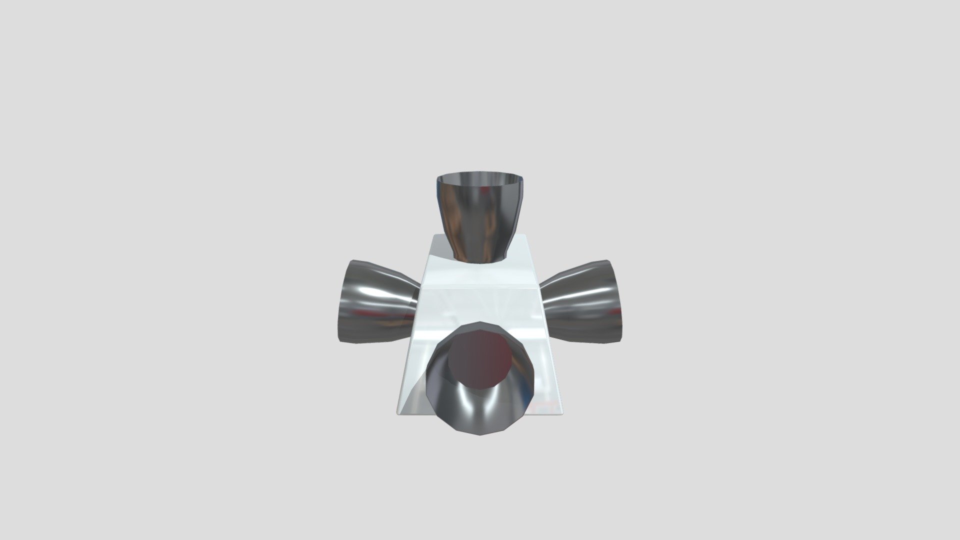 5 nozzle RCS - Reaction Control System - Download Free 3D model by ...