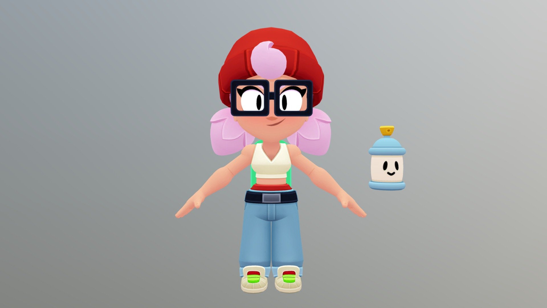 Tricky Janet - Brawl Stars 3D Model - Download Free 3D model by ...