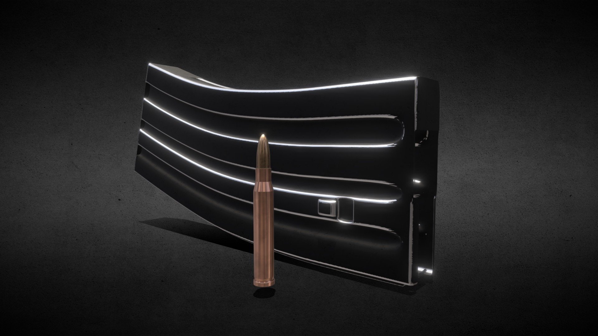 Gun Magazine - Automatic Rifle Gun Magazine - 3D model by DinaMsdian ...