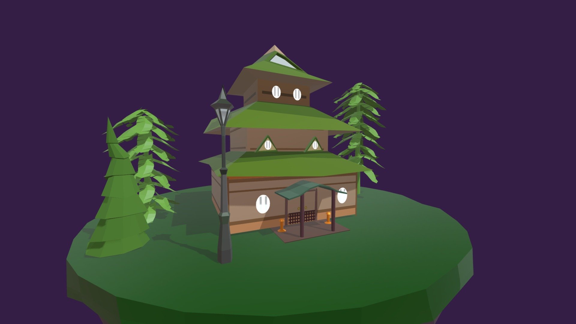 Low poly Old Home - 3D model by Abdo246 (@AbdoS264) [3319d5b] - Sketchfab