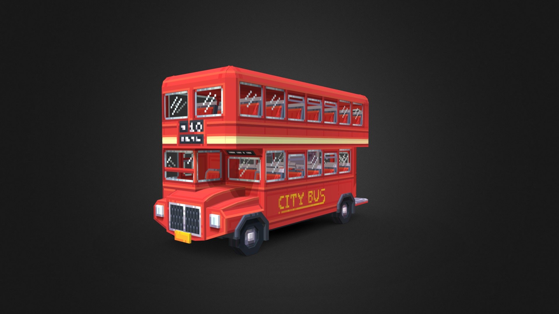 London Doubledecker Bus (Routemaster) - 3D model by Lothiredon [331d298 ...