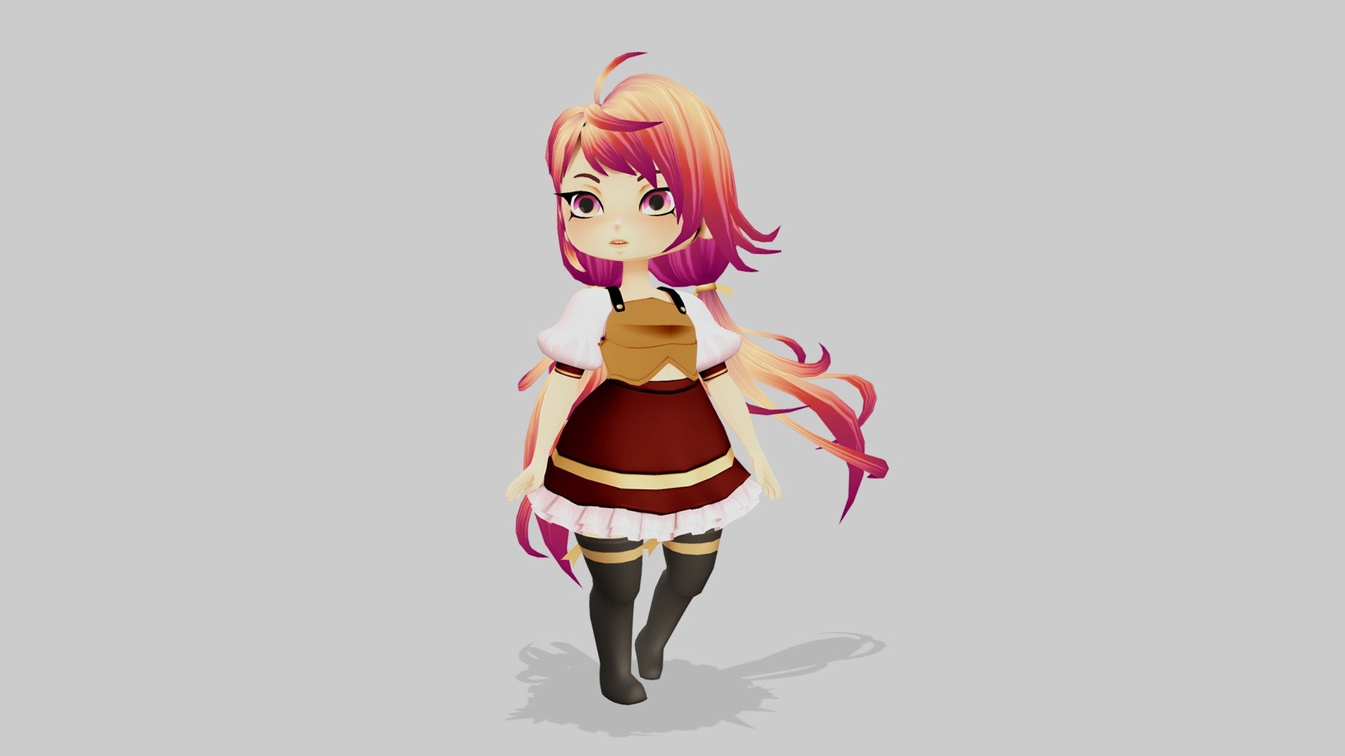 Chibi Anime Style - 3D model by gio_so (@gioso) [331dd80] - Sketchfab