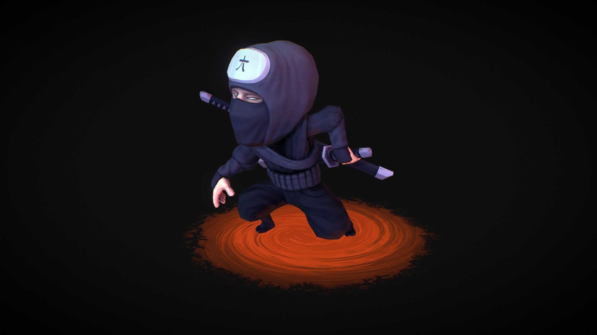 SD Ninja - 3D model by Felipe Carvalho (@hachura) [331e50a] - Sketchfab