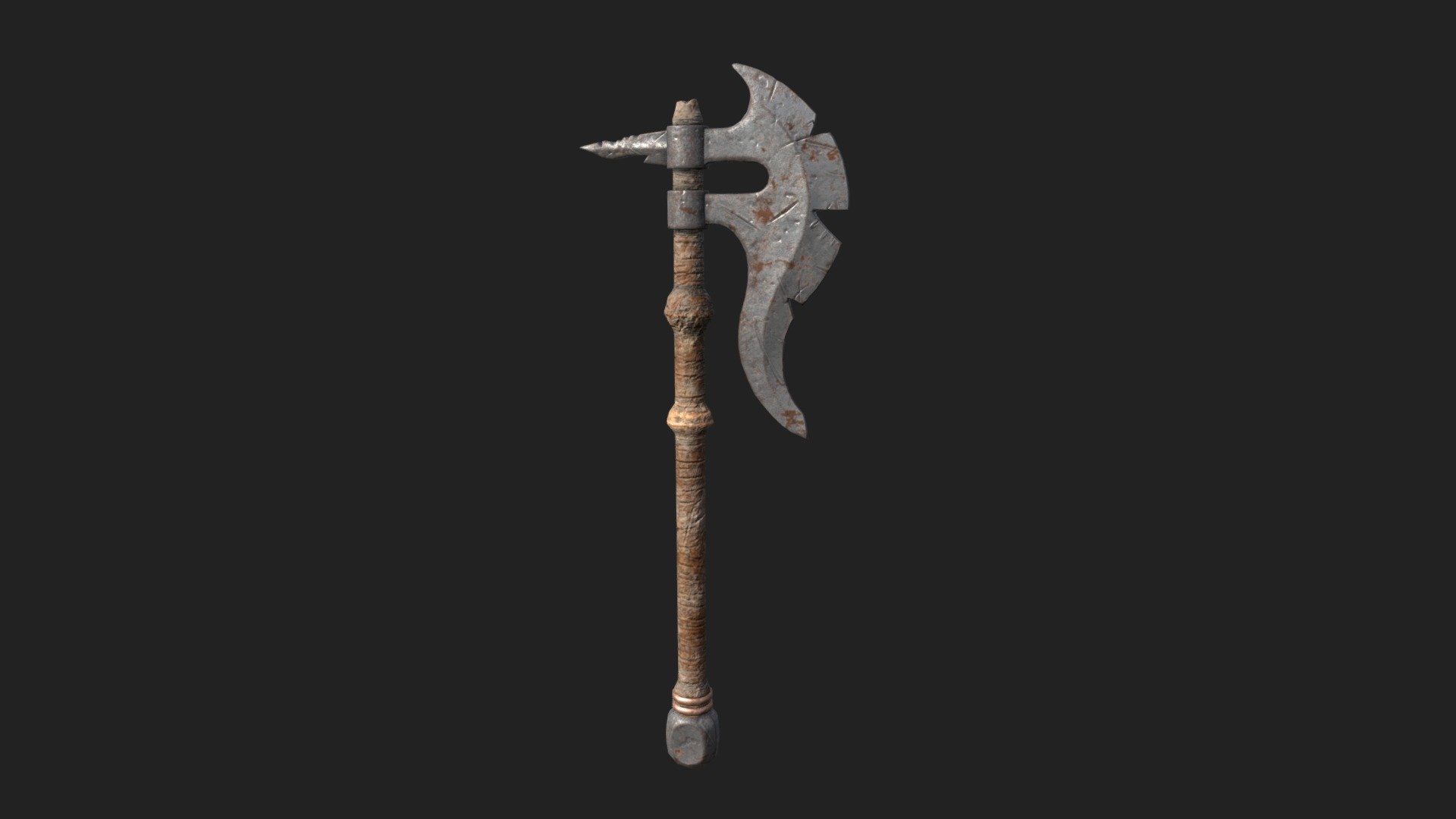 Battle Axe - 3D model by Raika_Wolf [331ffc3] - Sketchfab