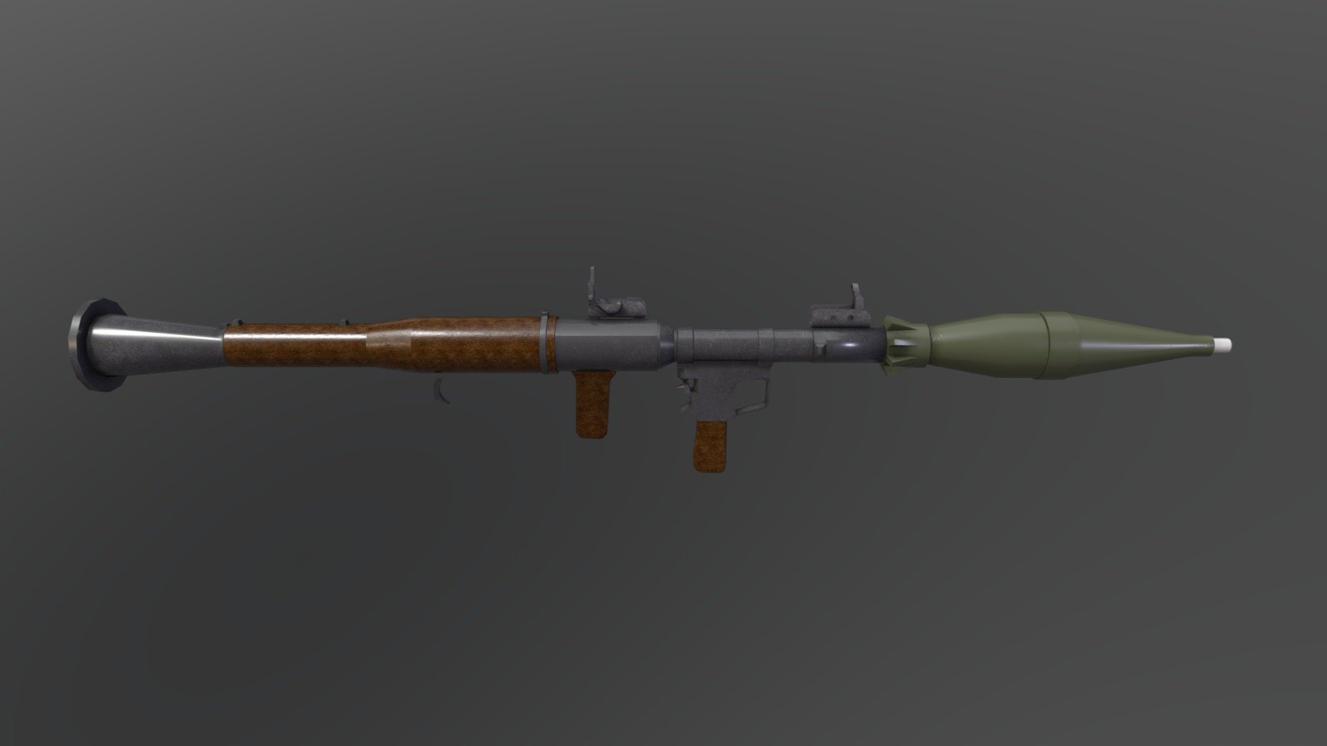 RPG-7 Russian Grenade Launcher - 3D model by TessaraOxygen (@19vladis97 ...