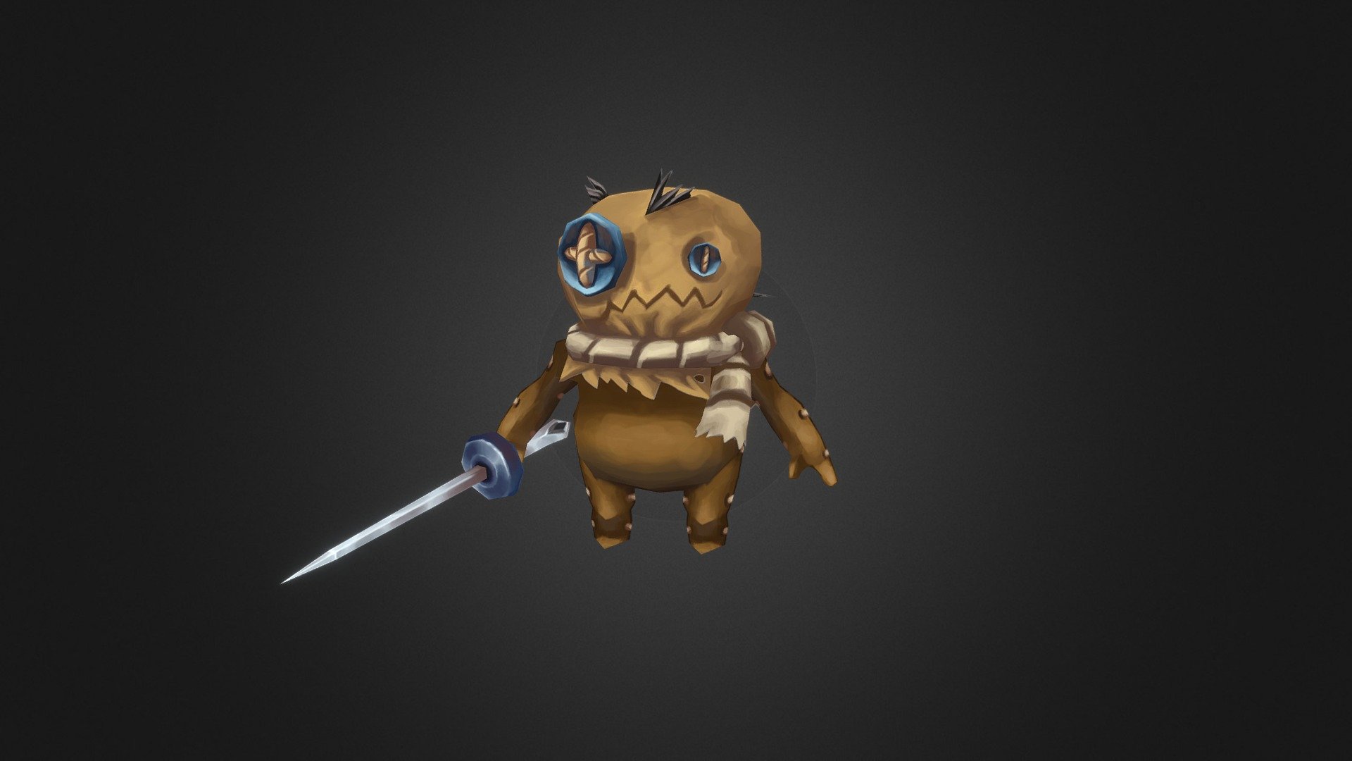 Voodoo Character - 3D model by Offy (@axe163) [3321a7a] - Sketchfab