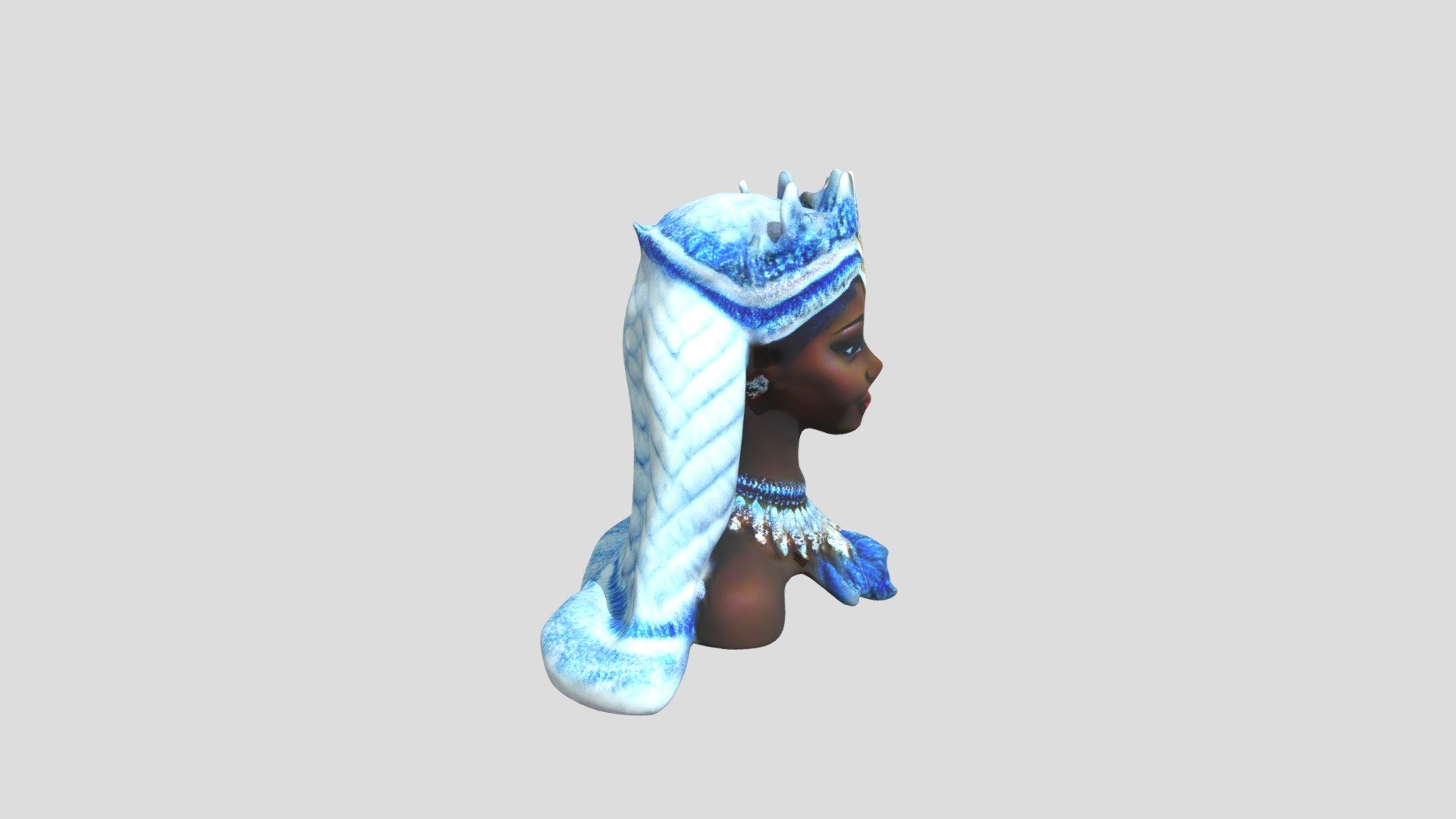 African American Snow Queen - 3D model by Royce.Matthews [33225ac ...