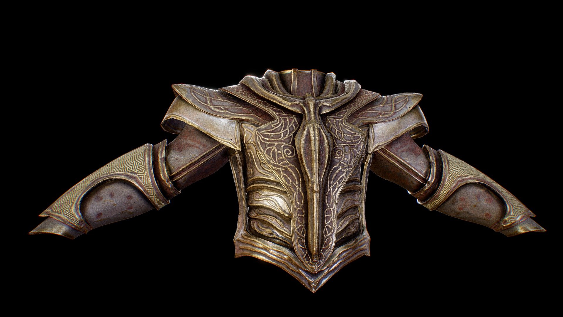 Free Stylized Man Armor - Game Ready - Download Free 3D model by Kaan ...