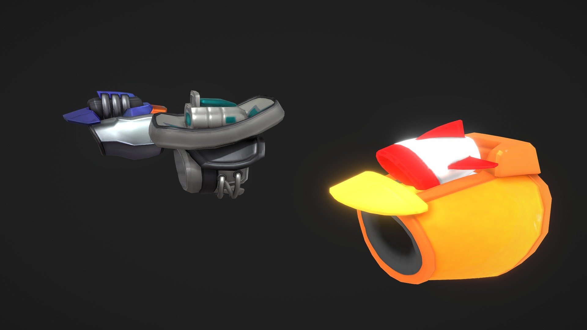 hand canon collection - Buy Royalty Free 3D model by Luna Studio ...