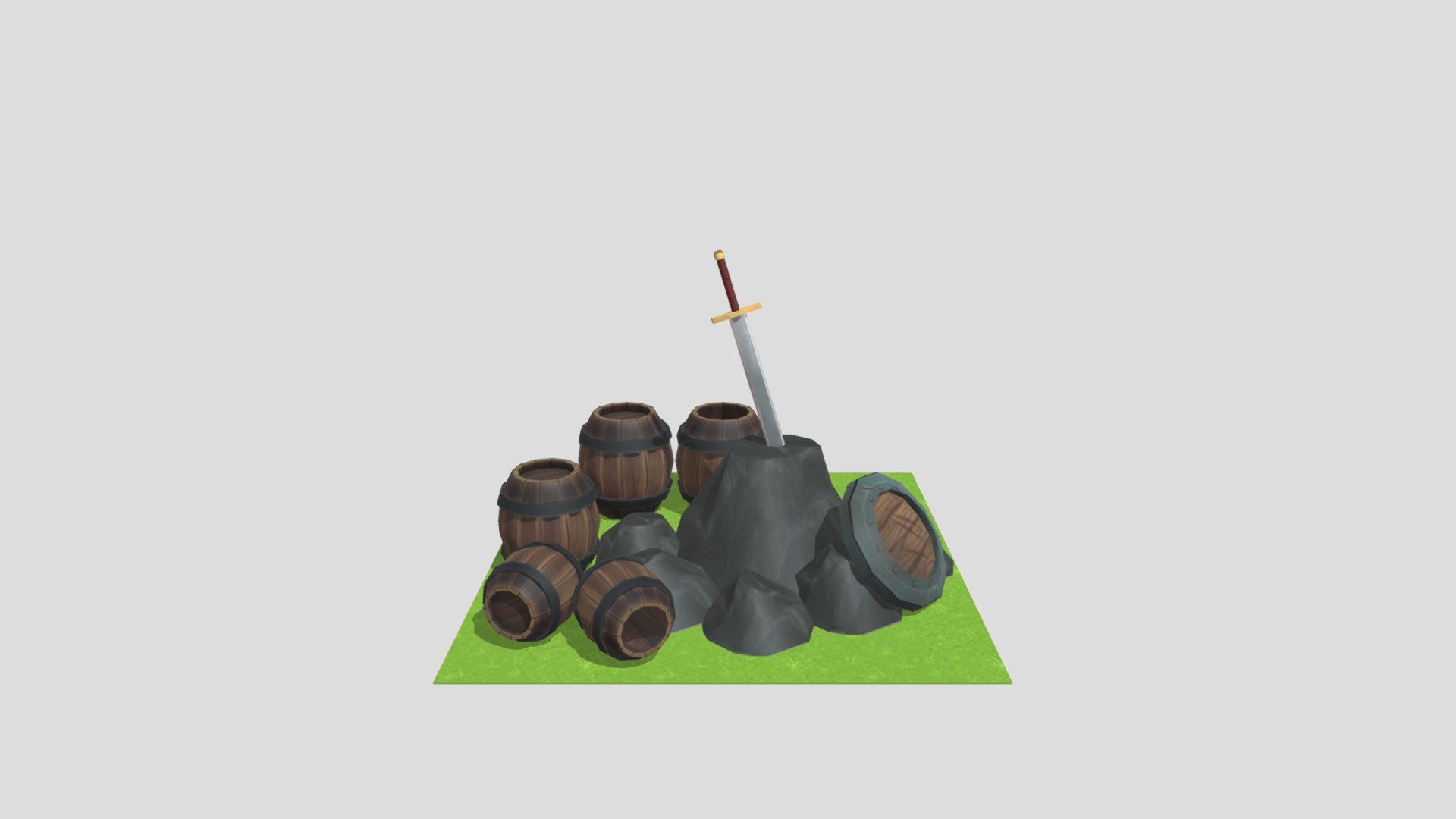 3D遊戲物件兒 - 3D model by A108070031 [332619f] - Sketchfab