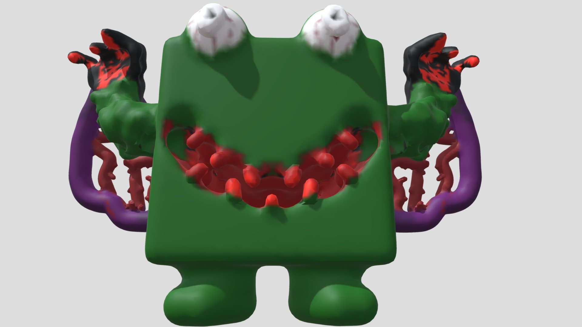 BoxMonster - Download Free 3D model by Quatchi13 [3326d9d] - Sketchfab