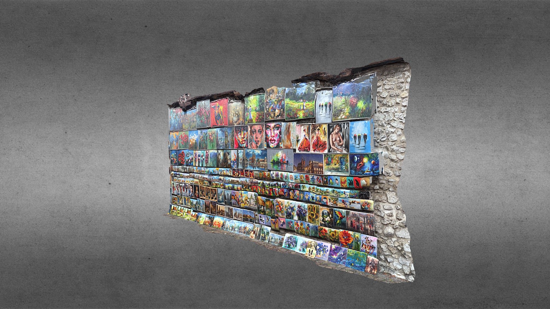 Wall west side - Download Free 3D model by Ahg36 [332d82d] - Sketchfab