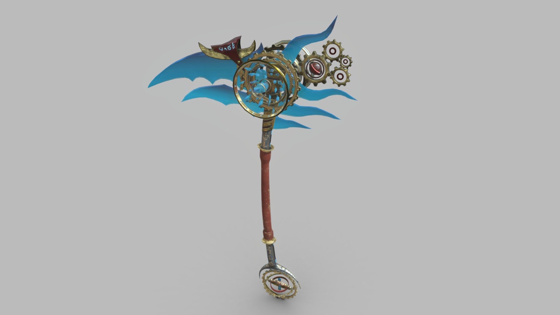 Spectral-Time Scythe - 3D model by NishaMartel [332da6b] - Sketchfab